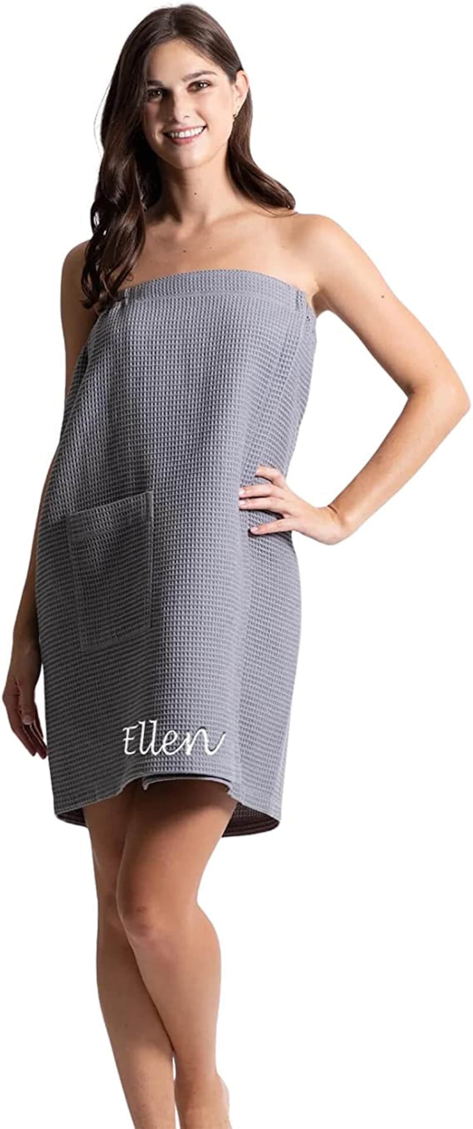 Personalized Spa Towel Wrap for Women - Soft and Absorbent Waffle Body ...
