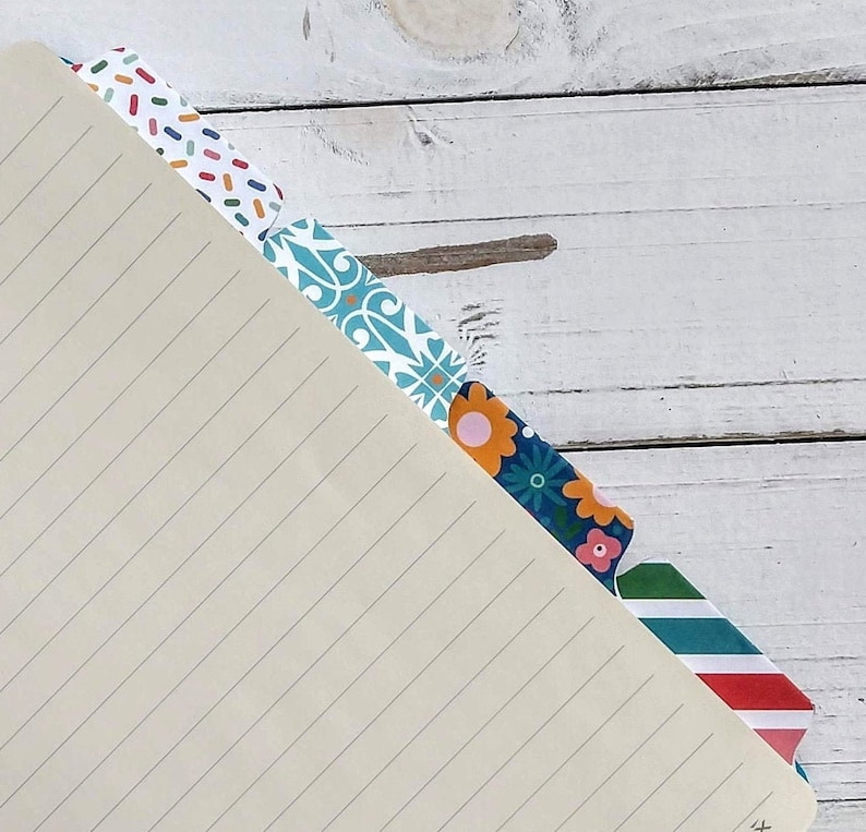 Tab Dividers Single-sided Junk Journal Tabs Smash Book Tabs | Etsy