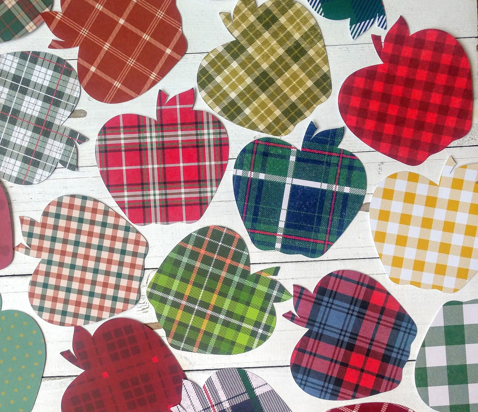 10 Apple Die Cuts Apple Cutouts for Banners Bulletin Boards - Etsy