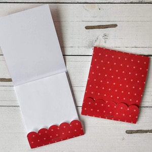 5 Decorative Matchbook Notepads, Mini Notepad, Party Favor, Table Favor ...