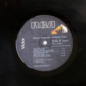 Vintage Disco Express Vol. 2 Vinyl Record Album 12", Good Condition - Etsy