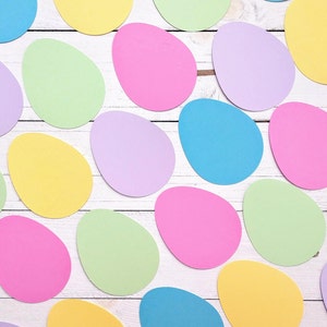 Easter Bunny, Egg & Chick Die Cuts, Spring Table Scatter, Easter Decor ...