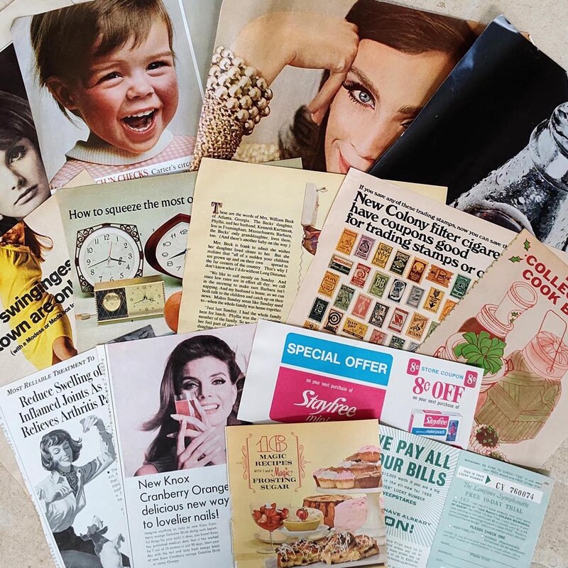 Vintage Magazine Ads - Etsy