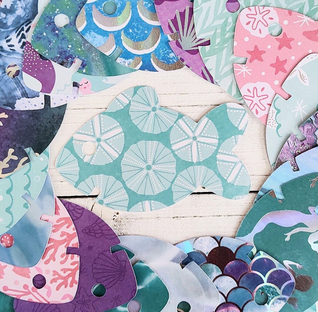 10 "under the Sea" Themed Fish Die Cuts for Pool & Beach Parties, Swim ...
