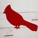 10 Red Cardinal Die Cuts in 4, 6 or 8, Cardinal Cutouts for Memorial ...