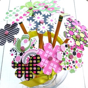 Flower Pencil Topper, Pencil Topper, Valentine's Day Gift, Valentine's ...