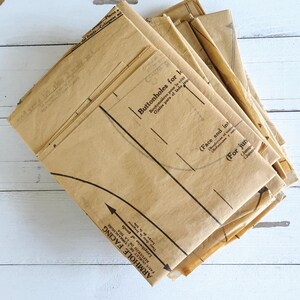 Vintage Sewing Pattern Tissue Paper 7.5 Ounces - Etsy