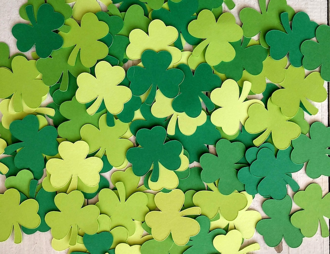 Shamrock Confetti, St. Patrick's Day Confetti, Shamrock Punches ...