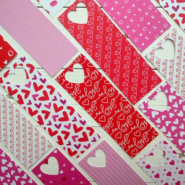 Valentine Bookmark - Etsy