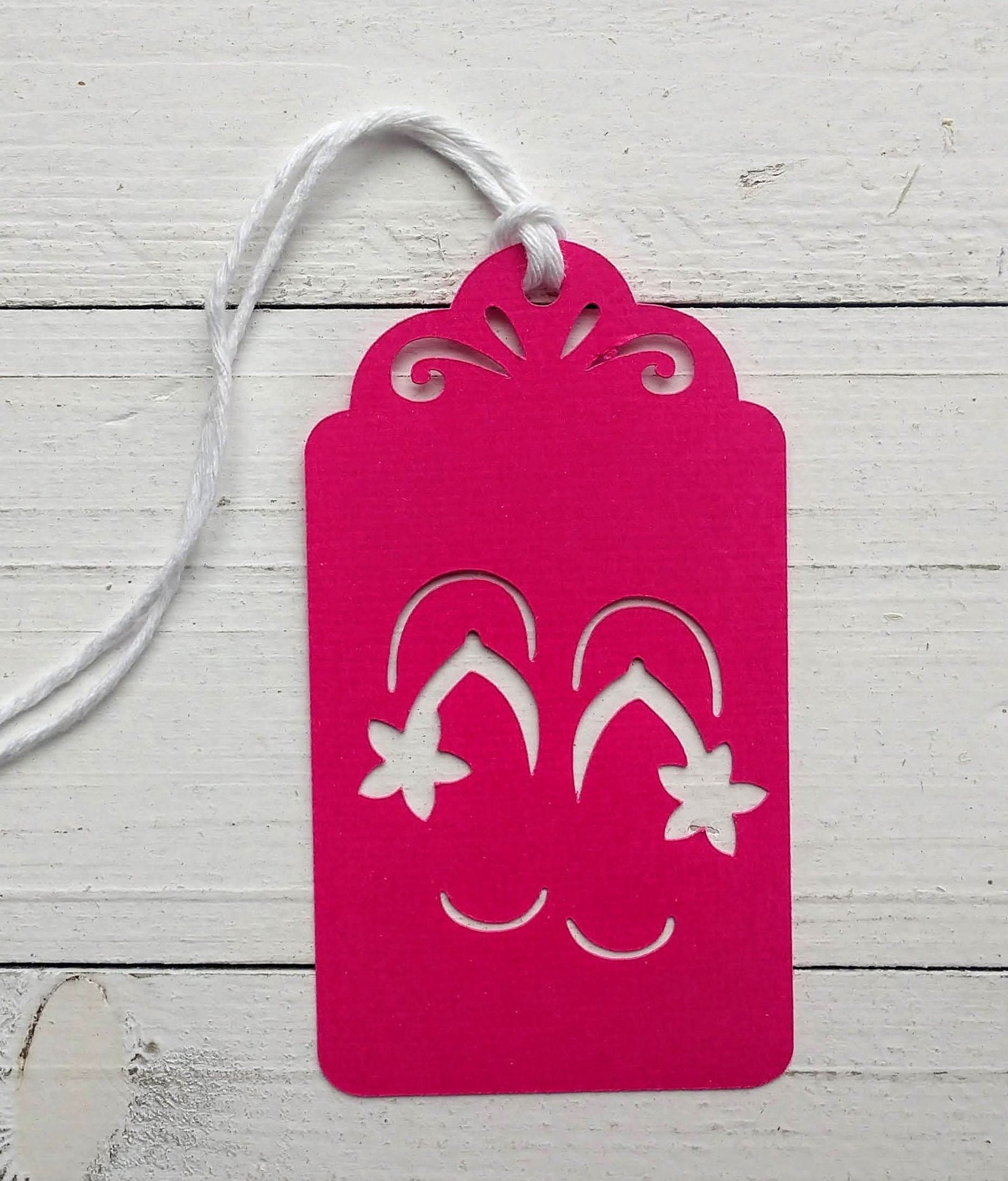 Flip Flop Gift Tags Flip Flops Summer Gift Tags Pool Party - Etsy