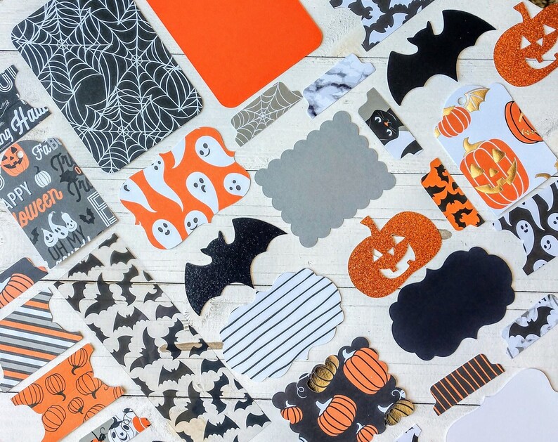 12 Halloween Tab Dividers Double-sided Halloween Dividers - Etsy