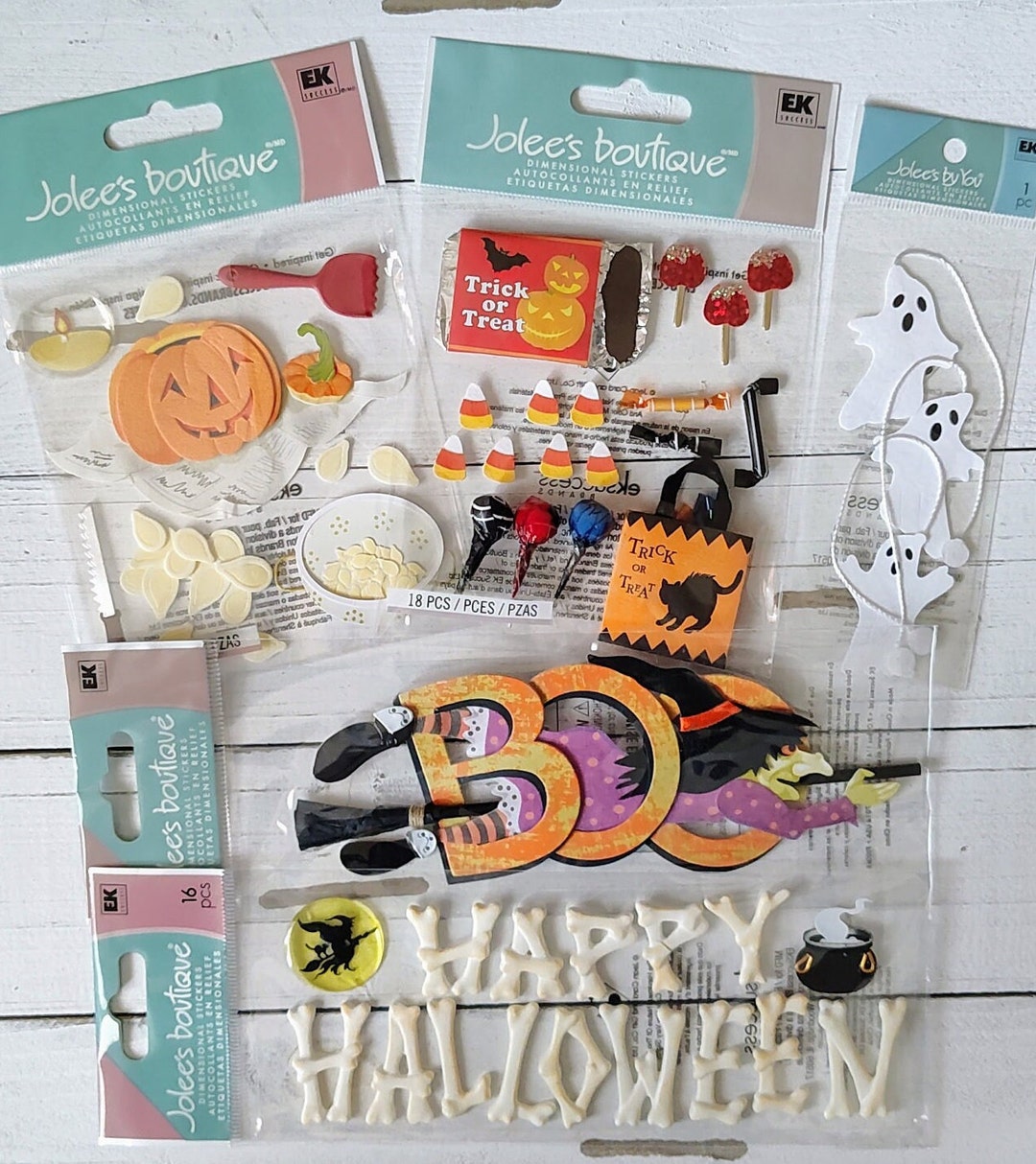 Jolee's Boutique Halloween Stickers, Scrapbook, Junk Journal and Card ...
