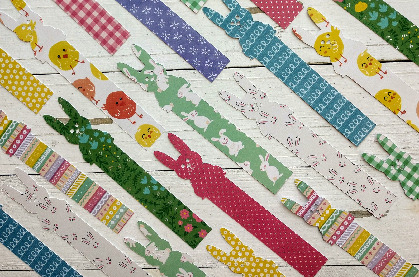 Easter Bunny Bookmark Easter Bookmark Bookmark Book Lover - Etsy