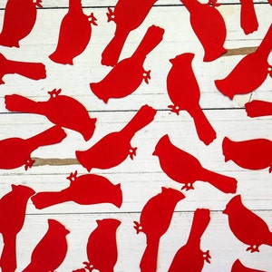 Red Cardinal Die Cuts: Memorial Cutout Decor, Memory Boards, Scrapbooks ...