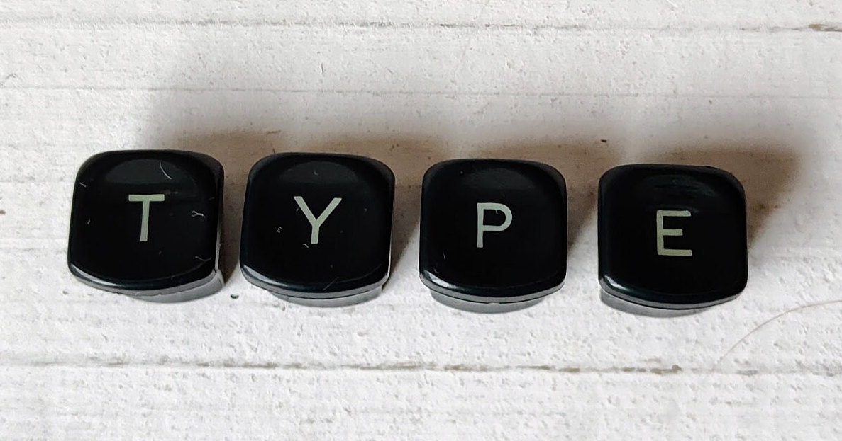 Vintage Remington Typewriter Keys, Office Riter Model From 1955, Serial ...