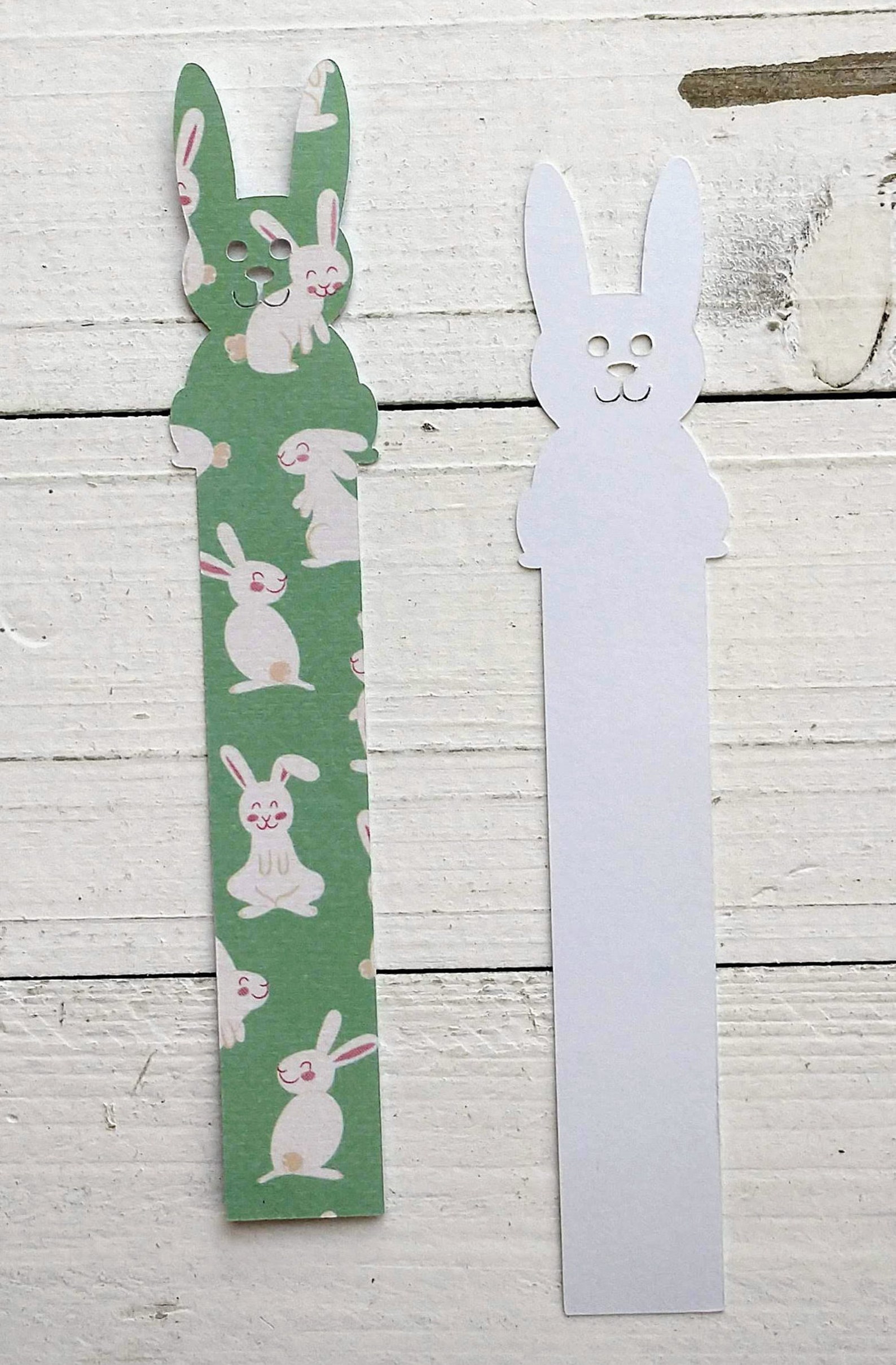 Easter Bunny Bookmark Easter Bookmark Bookmark Book Lover | Etsy