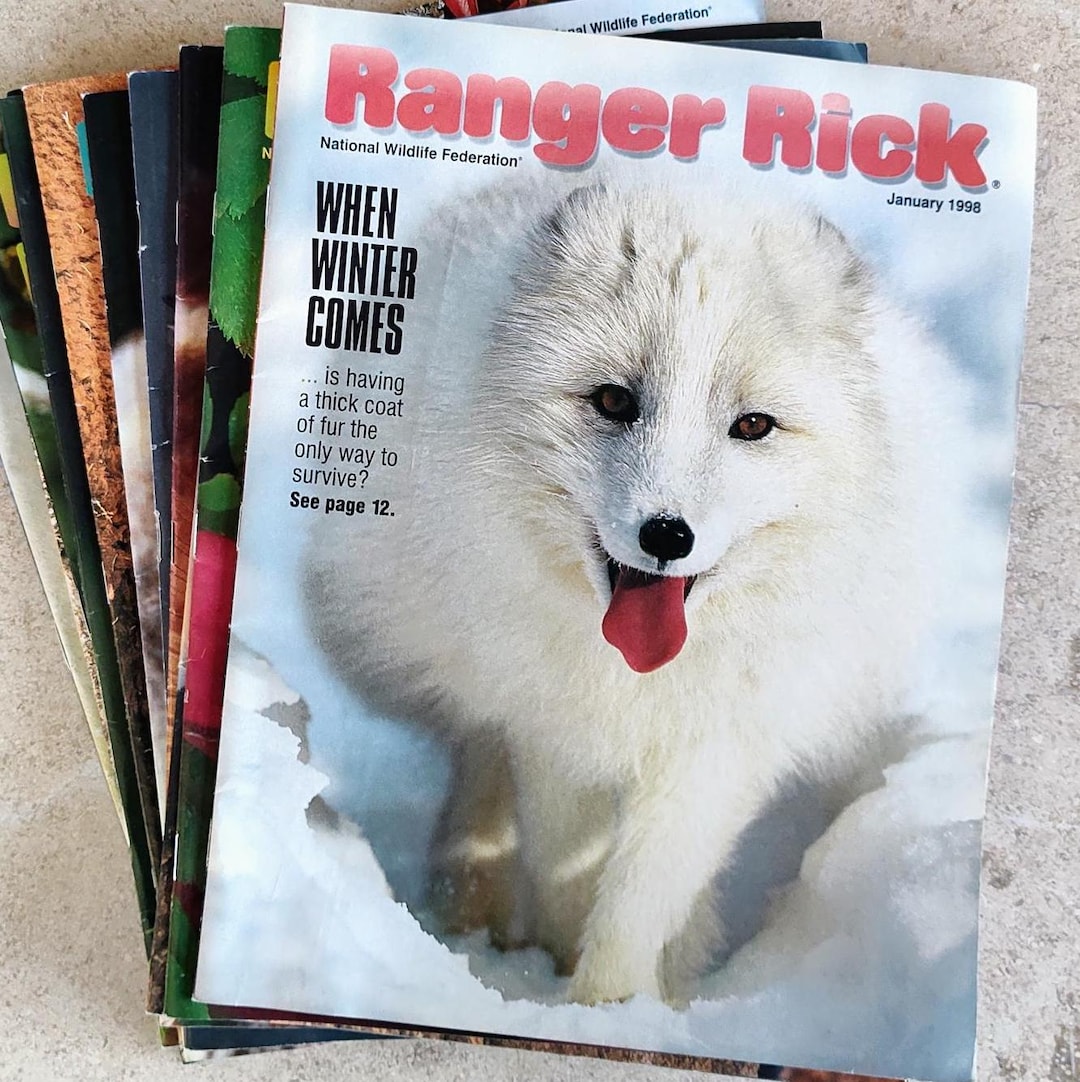 Vintage 1998 Ranger Rick Magazines, Children's Wildlife & Nature ...