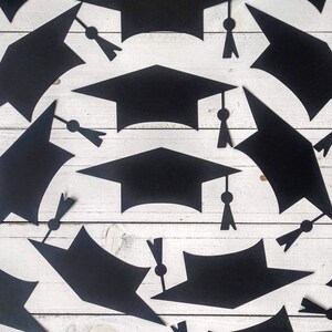 20 Graduation Cap Die Cuts, Cutouts, Decor, Banner, Scrapbook, Bulletin ...