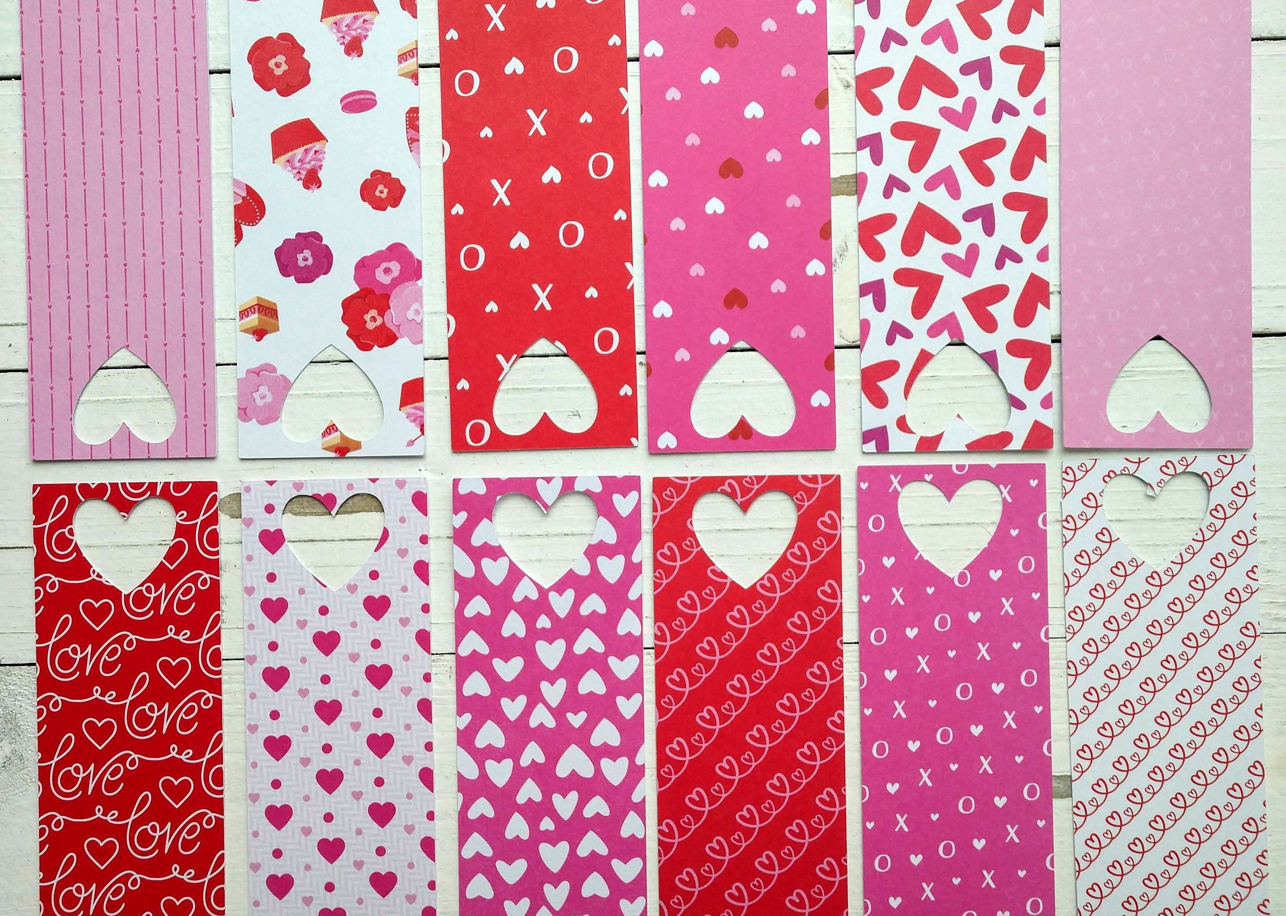 Heart Bookmark Love Bookmark Bookworm Gift Book Club Party | Etsy