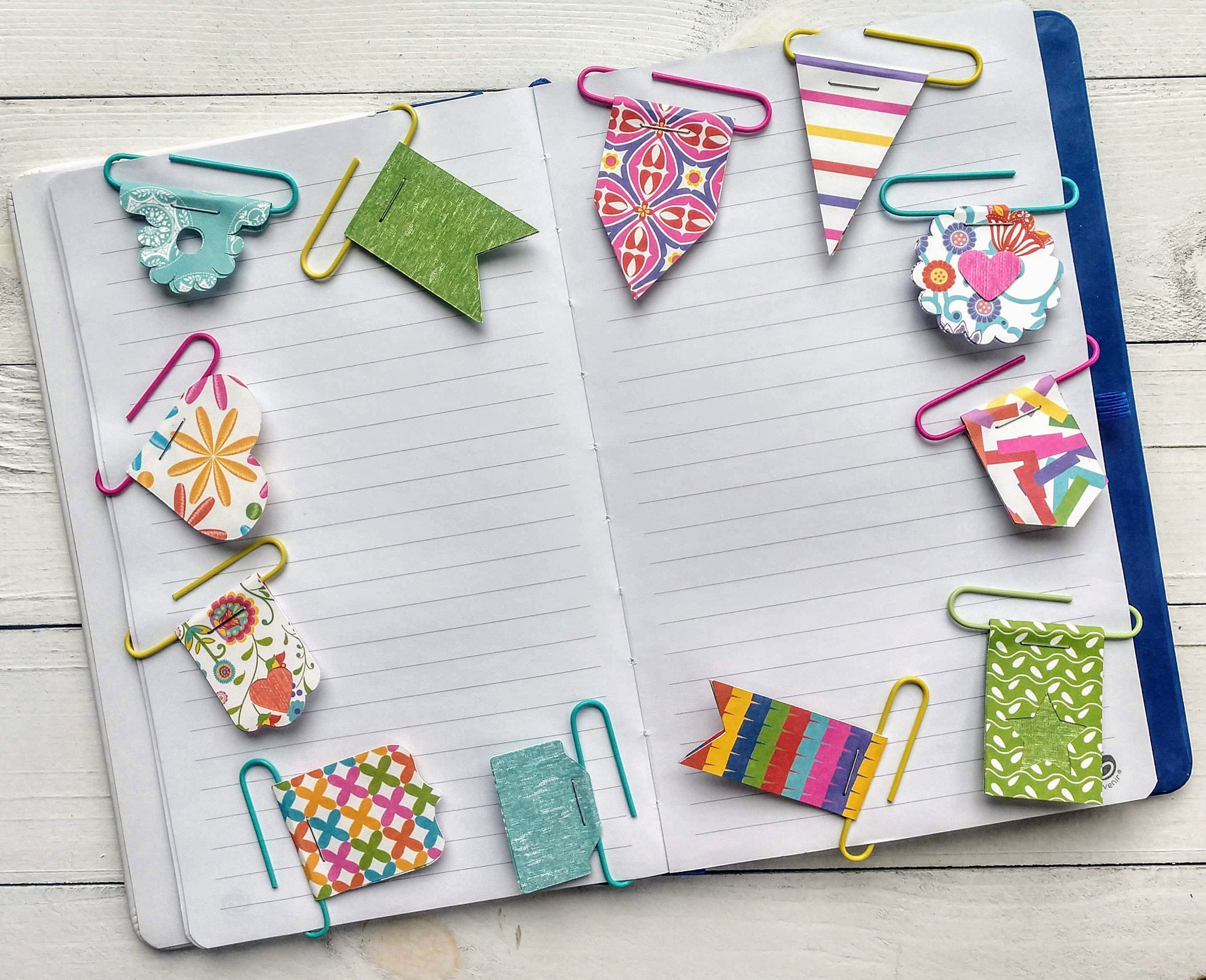 Colorful Journal Paperclips: Tab Dividers for Junk Journals, Scrapbooks ...