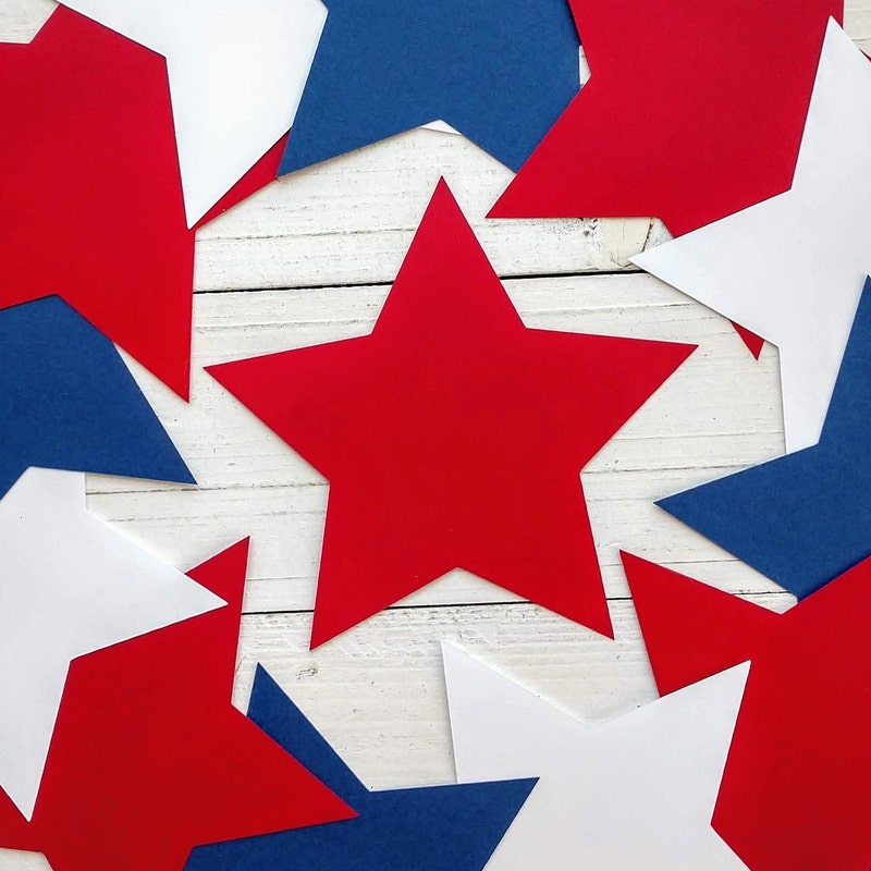 Die Cut Stars - Etsy