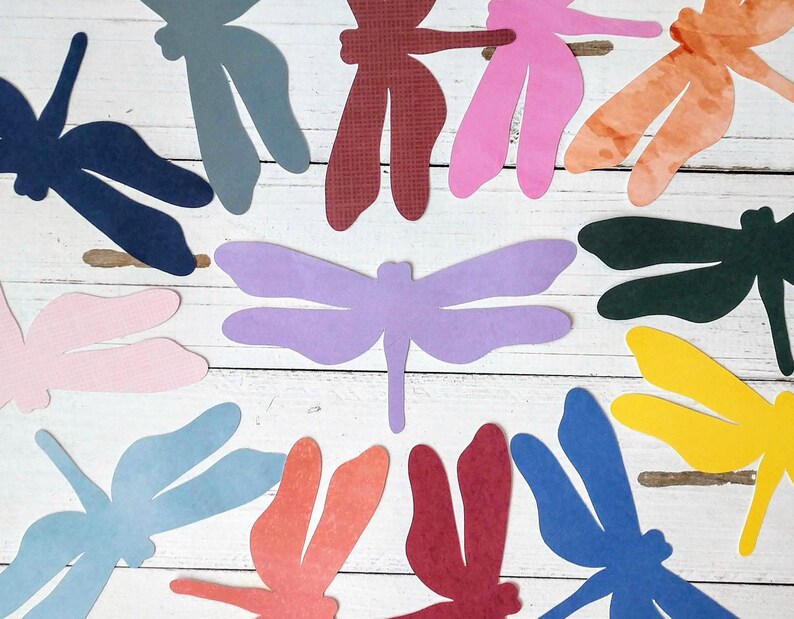 30 Dragonfly Assorted Colors Die Cuts for Bulletin Boards - Etsy