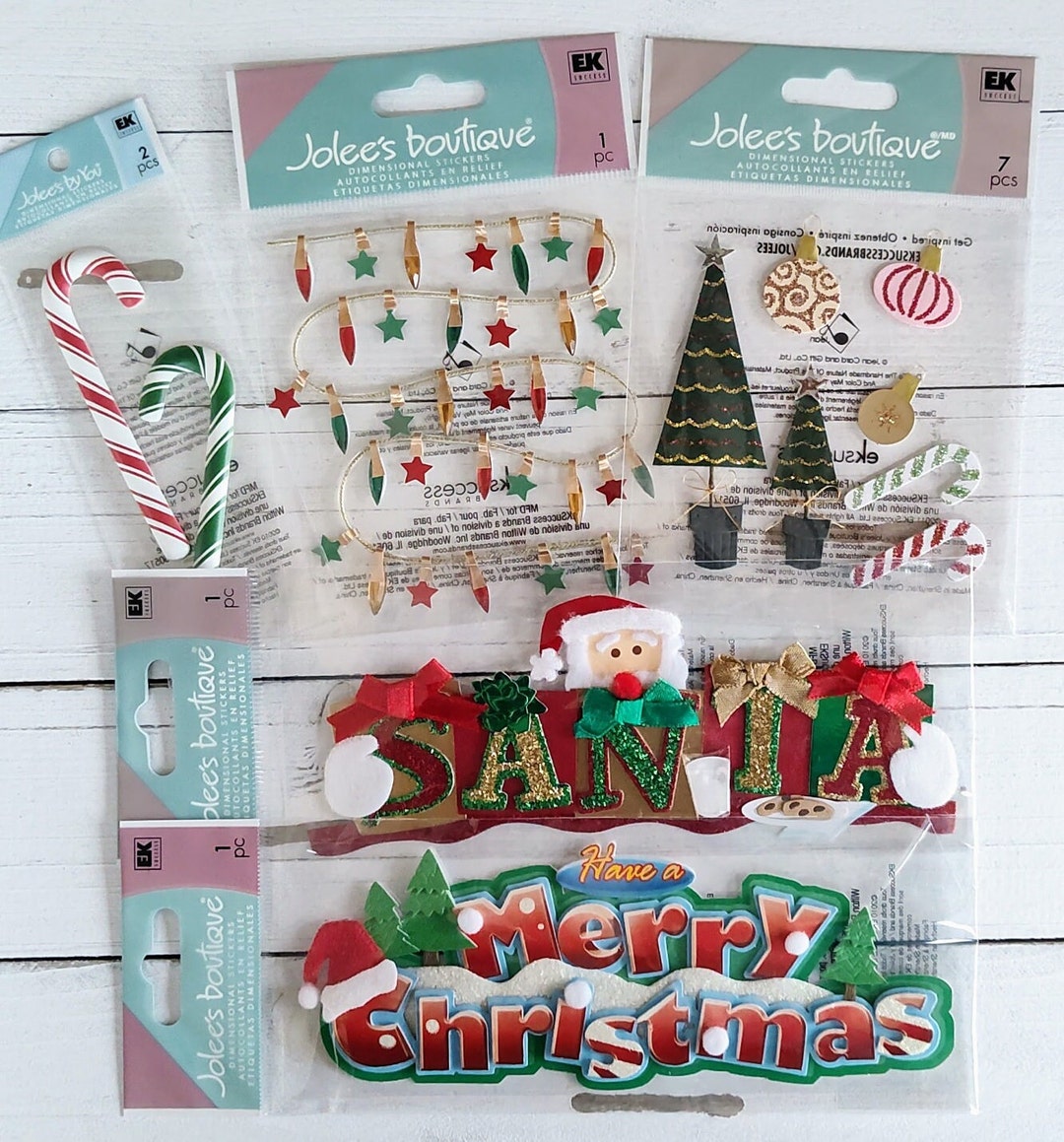 Jolee's Boutique Christmas Stickers, Scrapbook, Junk Journal and Card ...