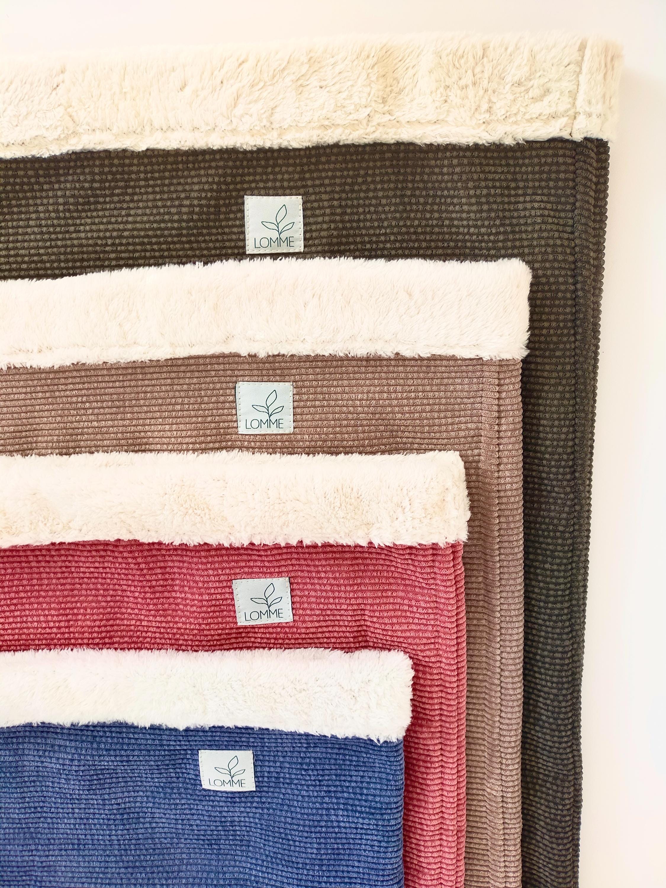 Cave Bed Plush Cozy Corduroy Snuggle Sack for Small Pets Pet Snuggle ...