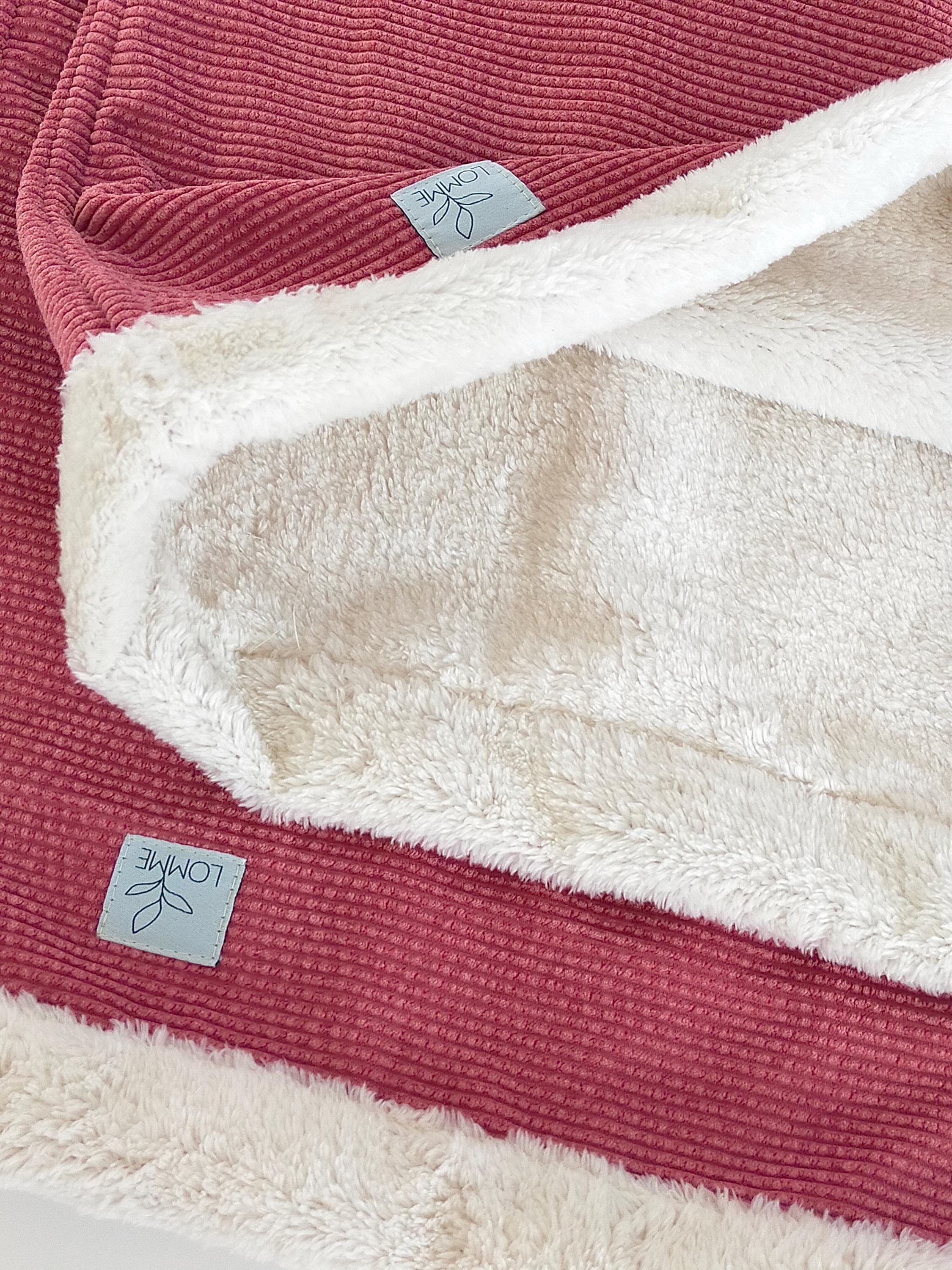 Cave Bed Plush Cozy Corduroy Snuggle Sack for Small Pets Pet Snuggle ...