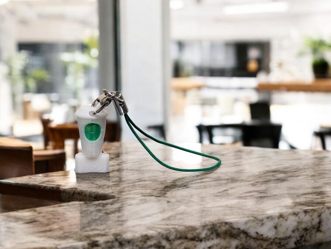Anti-spill Coffee Cup Stopper: Starbucks Style, Reusable Keyring - Etsy