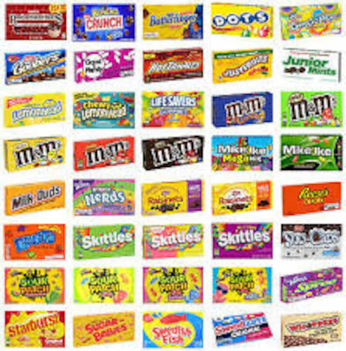 Candy Gift Box Name Brand Candy Gift Box Happy Box | Etsy