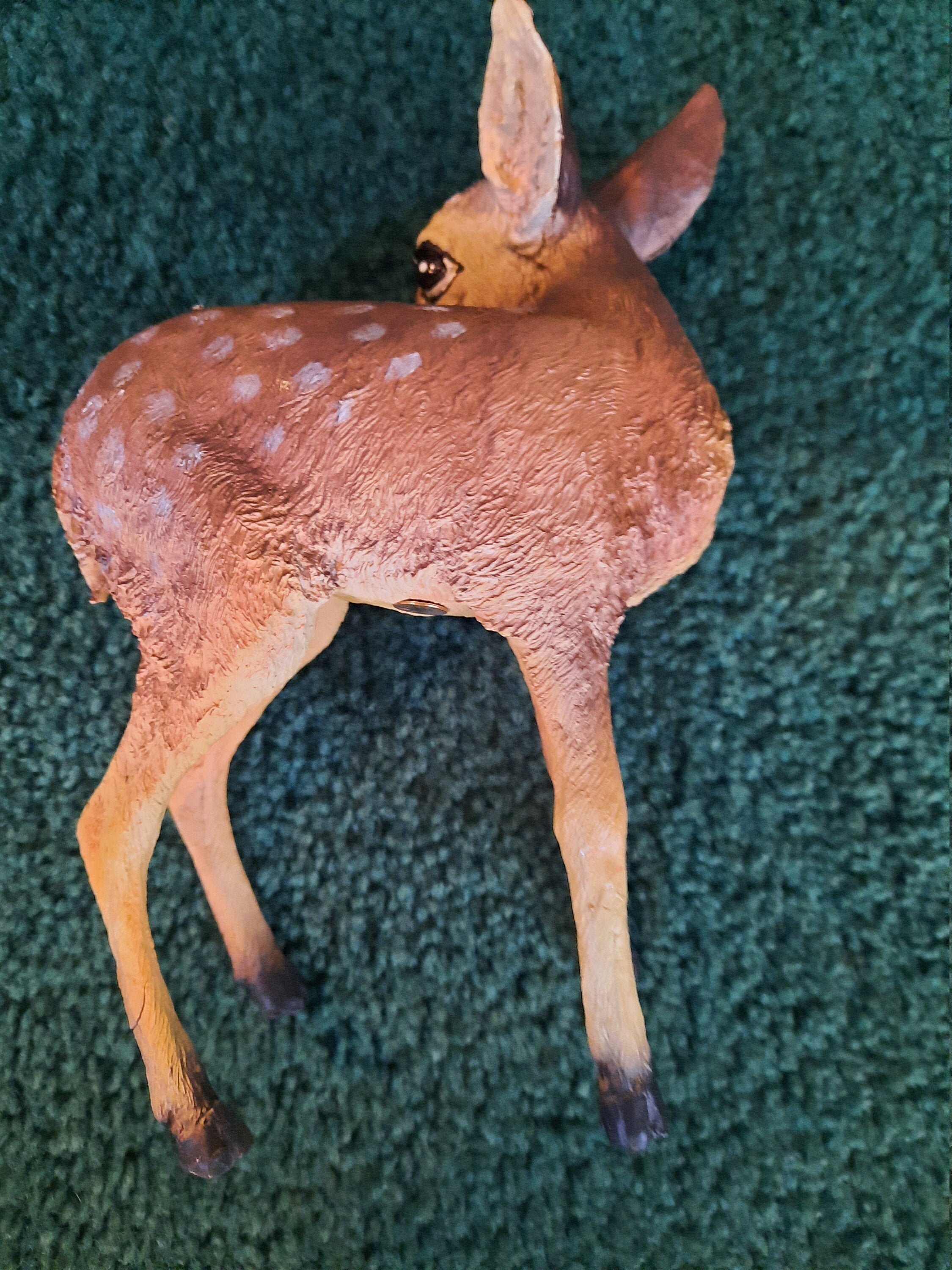 Porcelain Ashton Drake Deer "andy" Petting Zoo Collection - Etsy