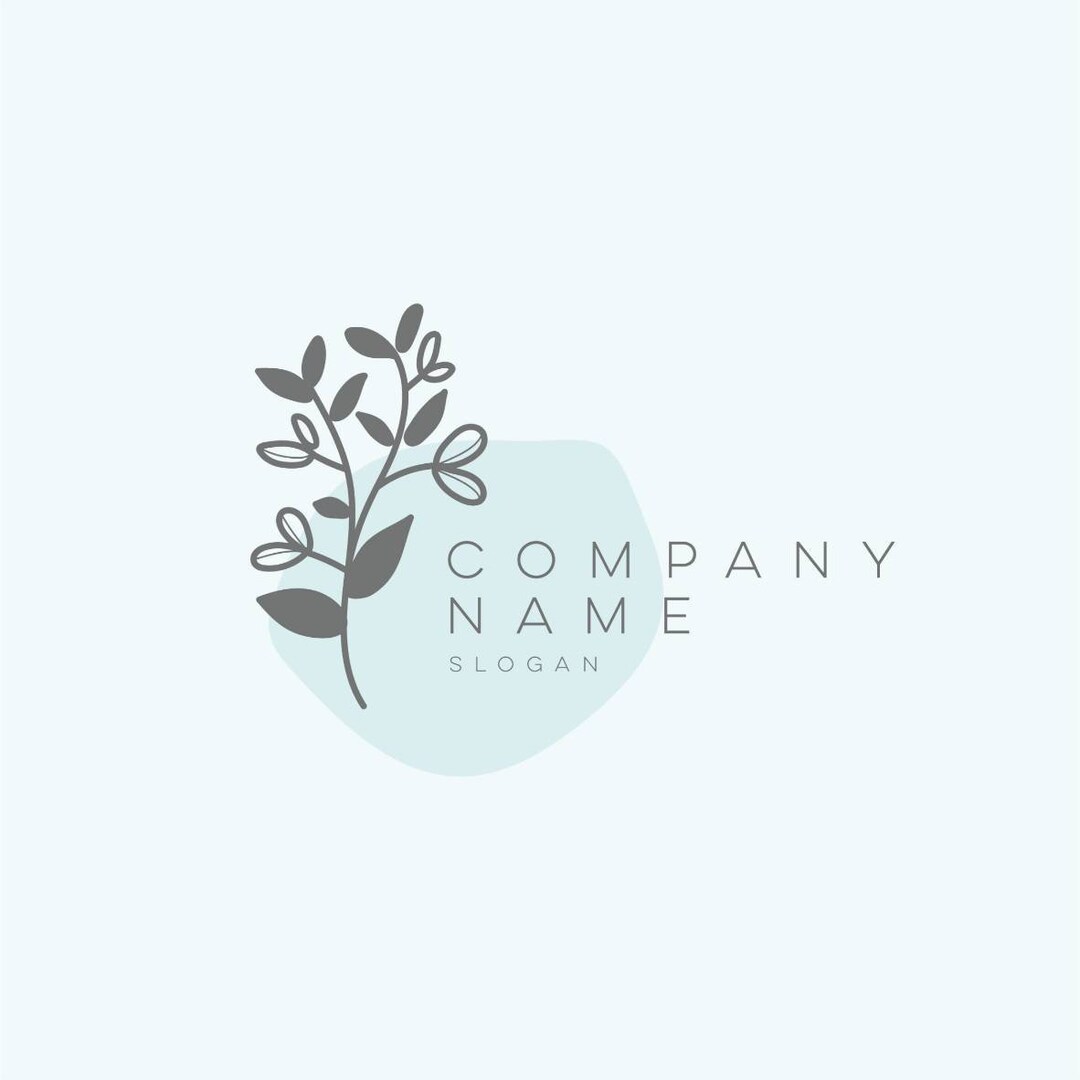 Floral Company Logo & Strap-line Bespoke Logo Template Design: Business ...