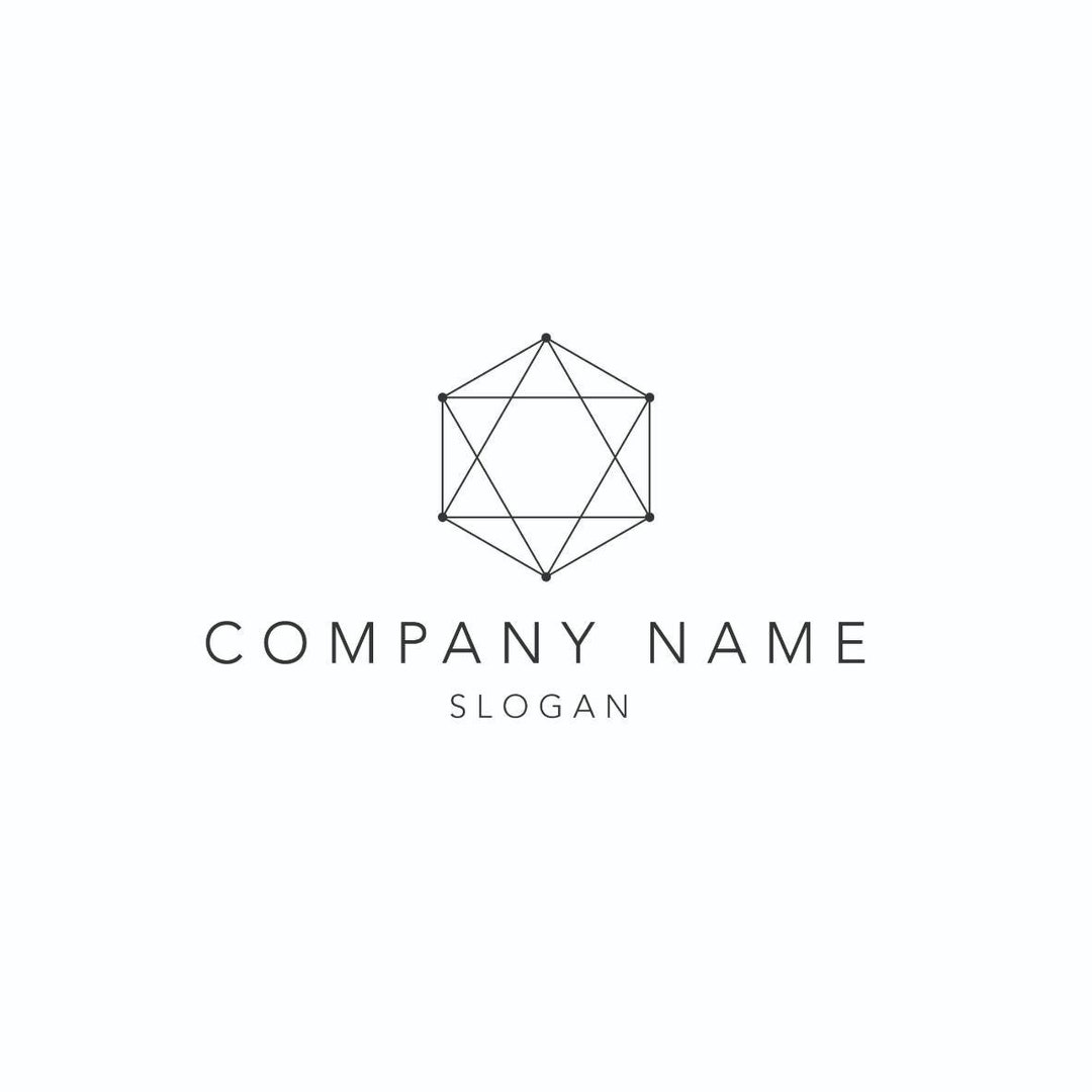 Geometric Company Logo Bespoke Logo Template Design: Business Logo ...