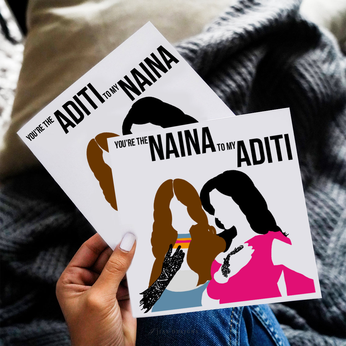 Galentine's Day Card: Your the Naina to My Aditi... Yeh Jawaani Hai ...