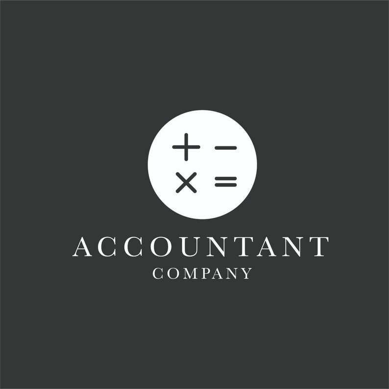 Calculator Buttons Accountant Logo Bespoke Logo Template Design ...