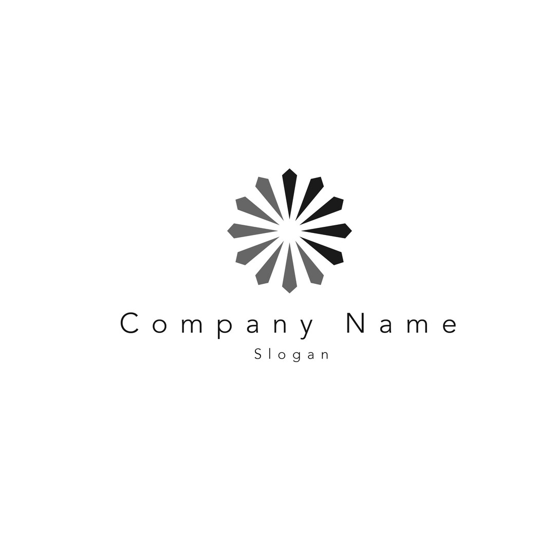 Circular Pattern Company Logo & Strap-line Bespoke Logo Template Design ...