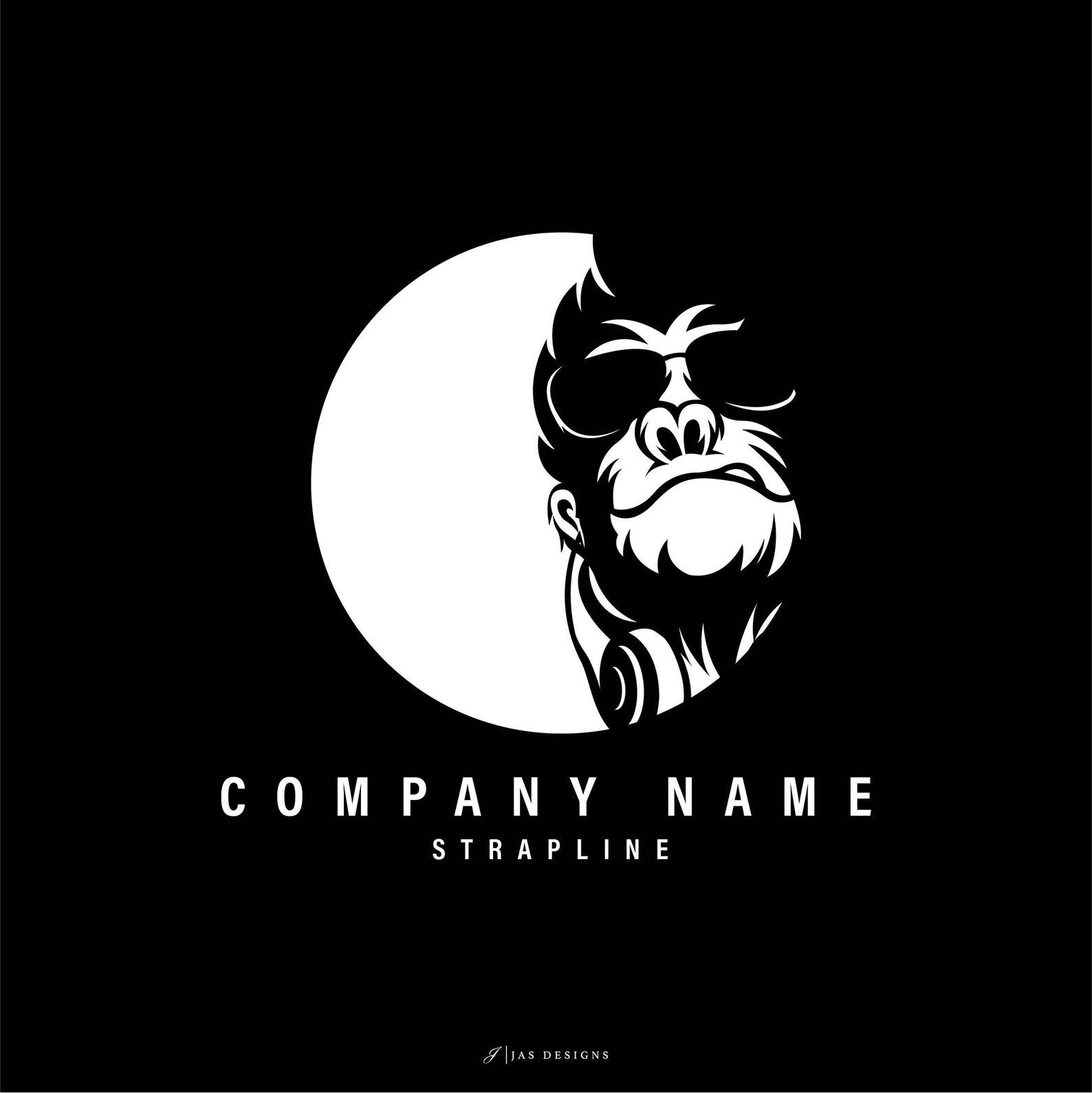 Music Monkey Personalised Company Logo Template Design DIGITAL FILE ...