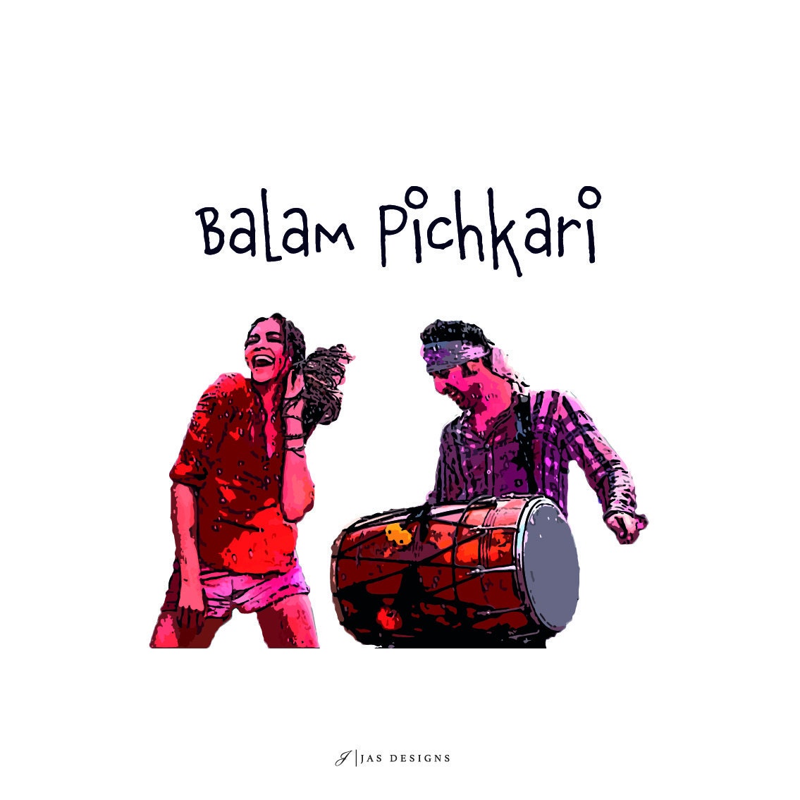 Balam Pichkari... Yeh Jawaani Hai Deewani. Bollywood Poster - Etsy