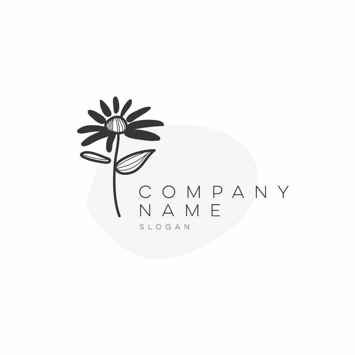 Flower Company Logo & Strap-line Bespoke Logo Template Design: Business ...