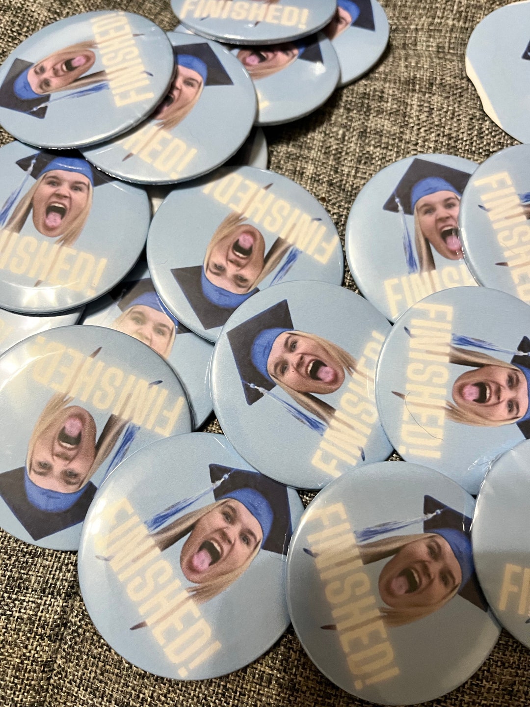 Personalized Graduation Buttons Etsy