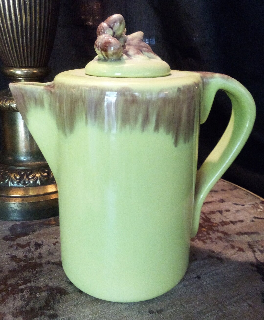1950s Jaska of California Signed Green Cascade Ware Coffee Pot - Etsy