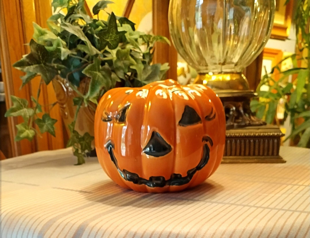 Vintage Haeger Ceramic Jack-o-lantern - Etsy