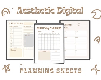 Aesthetic Planning - Etsy