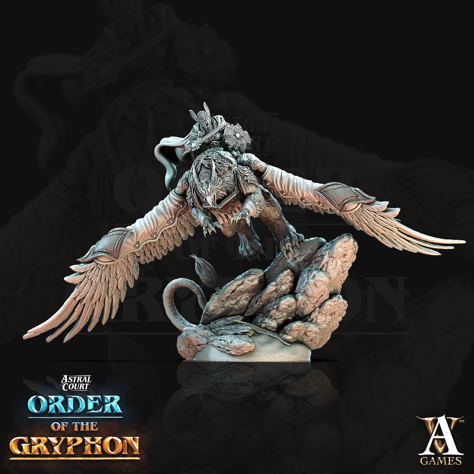 Astral Gryphon Riders - High Resolution Minis - Etsy