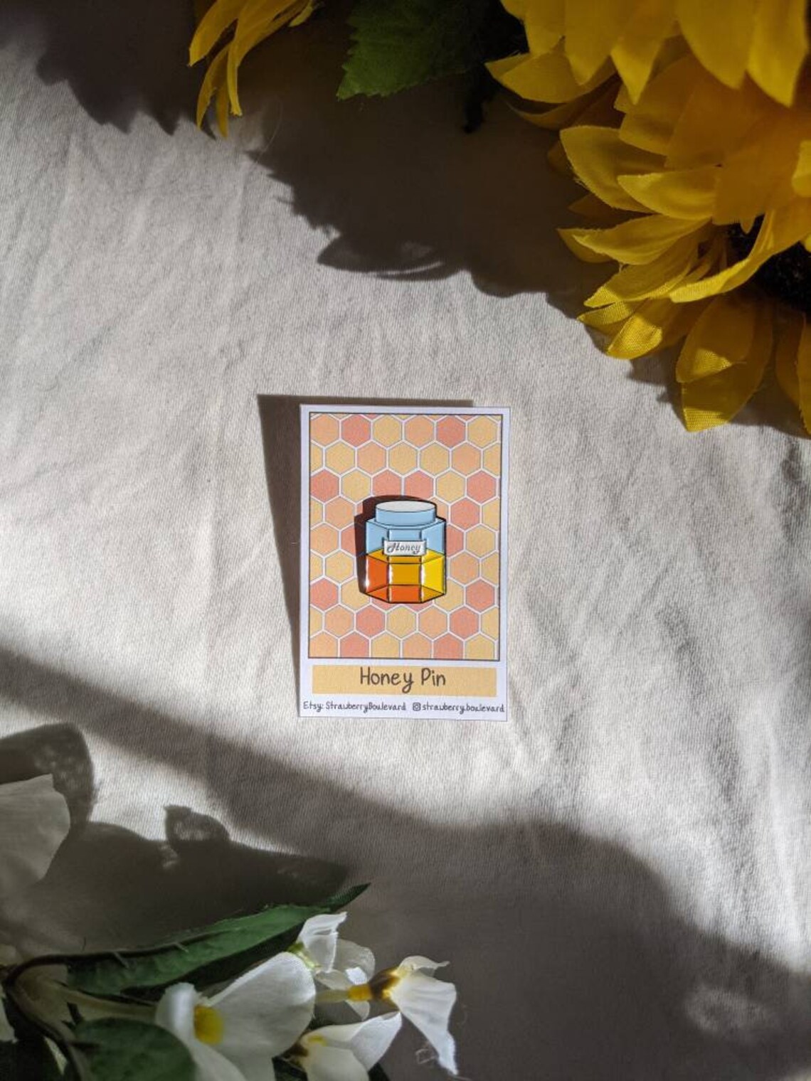 Honey Pot Enamel Pin - Etsy