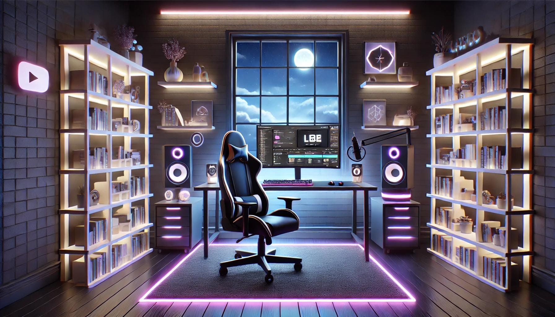 Vtuber Streaming Room Background Cozy Stylish Setup - Etsy