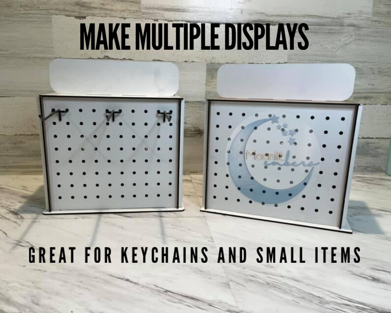 Digital FILE, Display Peg Board, Laser File, Craft Fair Display, Peg ...