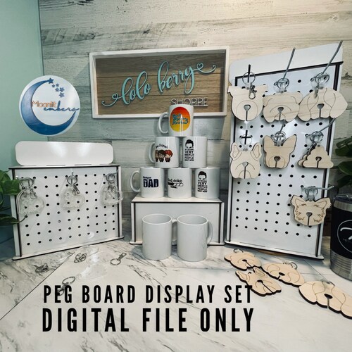 Digital FILE Vertical Peg Board Laser File Craft Fair - Etsy