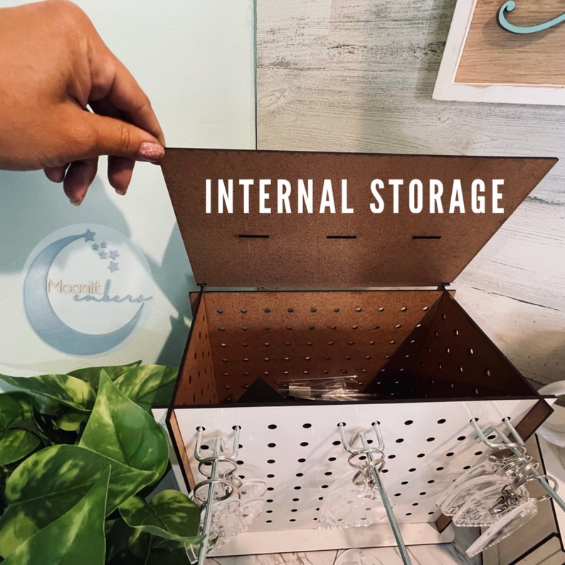 Digital FILE, Display Peg Board, Laser File, Craft Fair Display, Peg ...